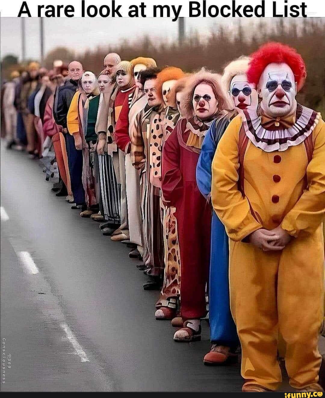 A rare look at my, Blocked List - iFunny