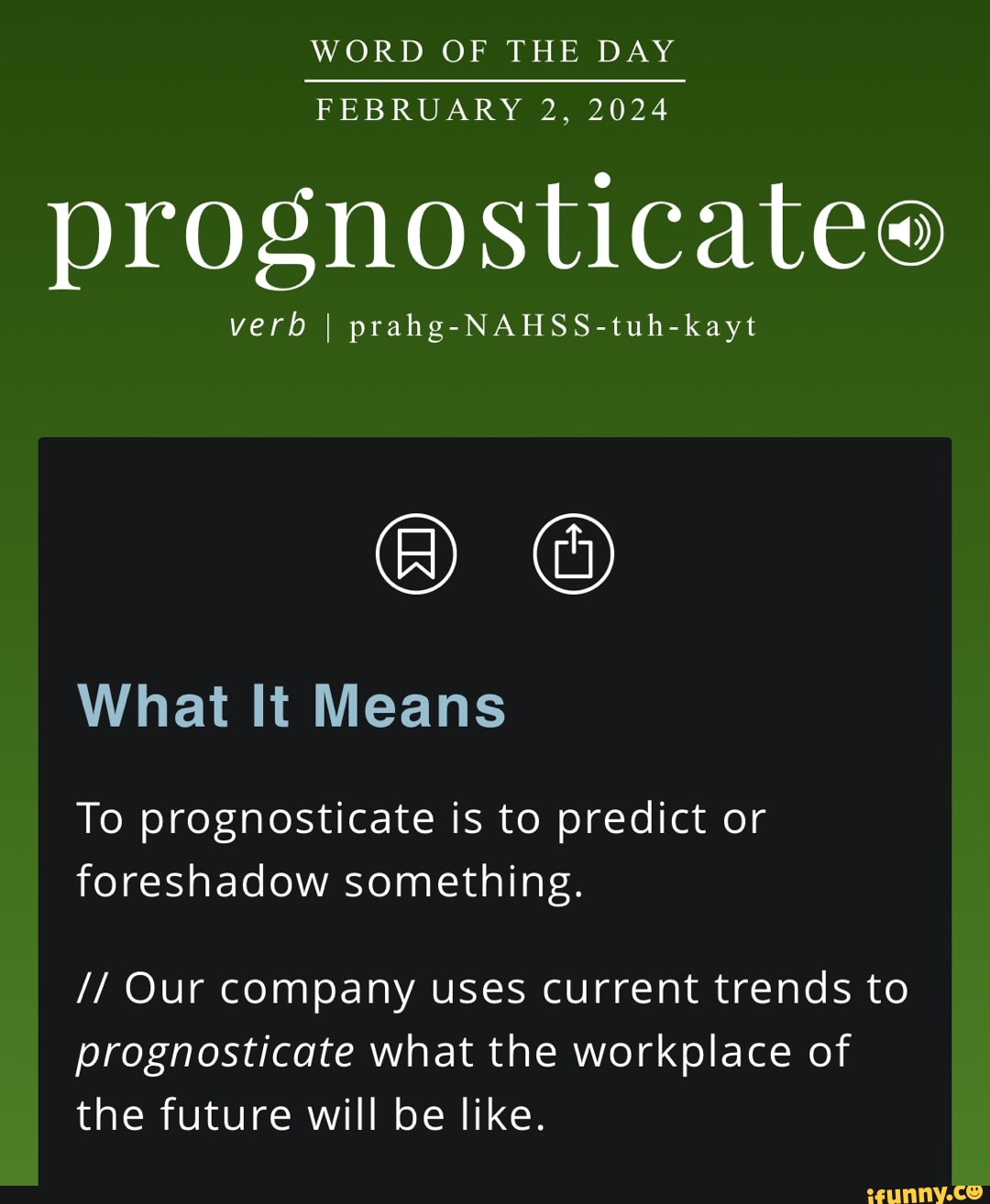 Prognosticate memes. Best Collection of funny Prognosticate pictures on ...