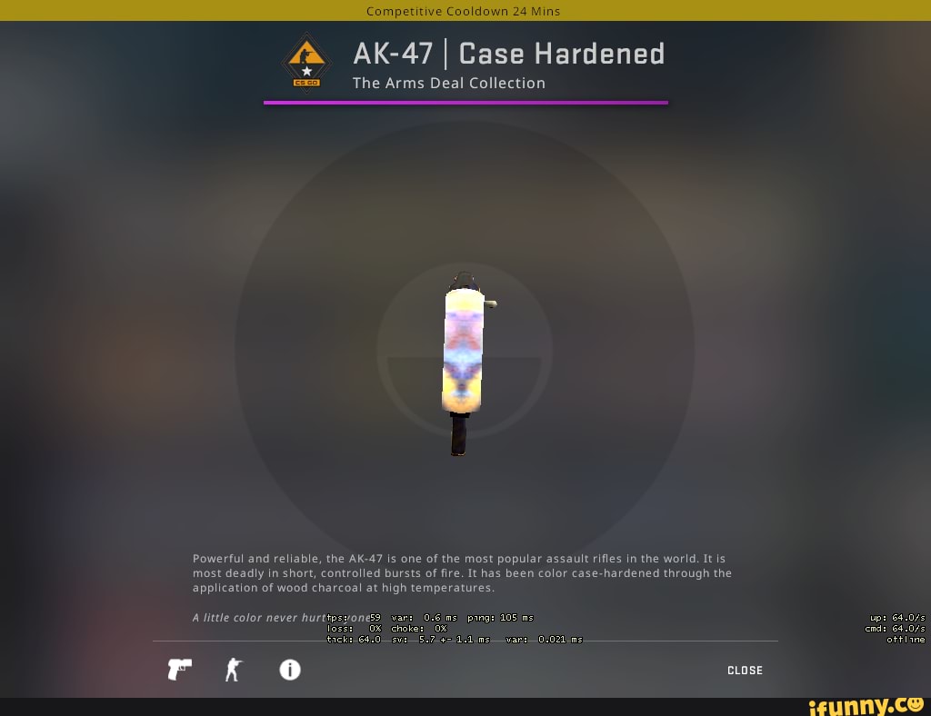 Ins 4 AK-47I Case Hardened The Arms Deal Collection Powerful and ...