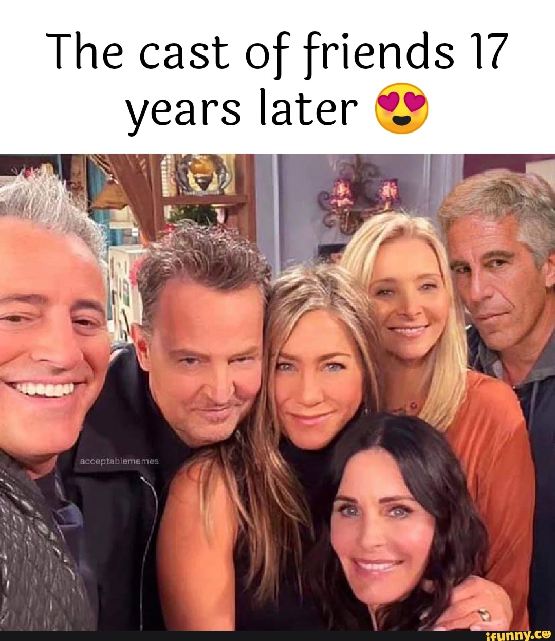 The cast of friends 17 years later & - iFunny