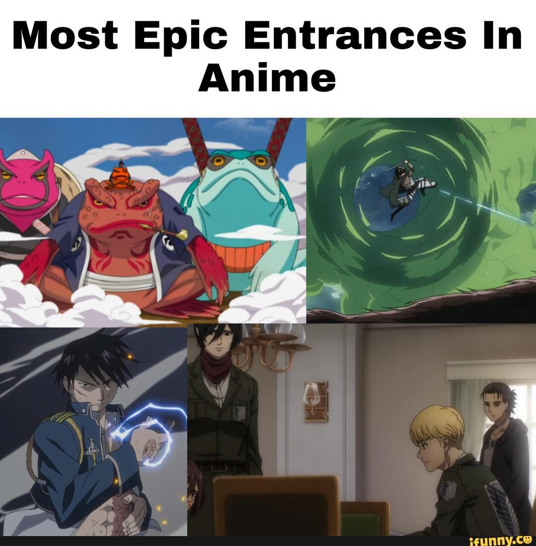 Most Epic Entrances In Anime - iFunny