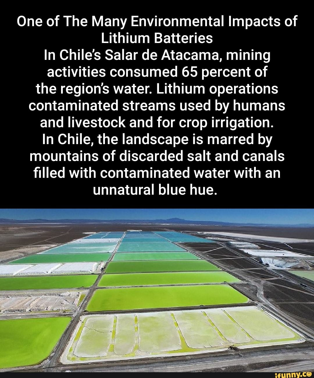 One of The Many Environmental Impacts of Lithium Batteries In Chile's ...