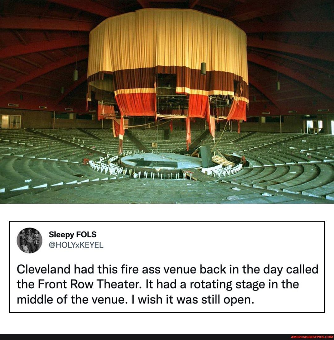 Il ldiy Sleepy FOLS @HOLYxKEYEL Cleveland had this fire ass venue back ...