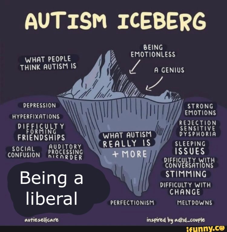 AUTISM ICEBERG BEING WHAT PEOPLE EMOTIONLESS THINK AUTISM IS STRONG ...
