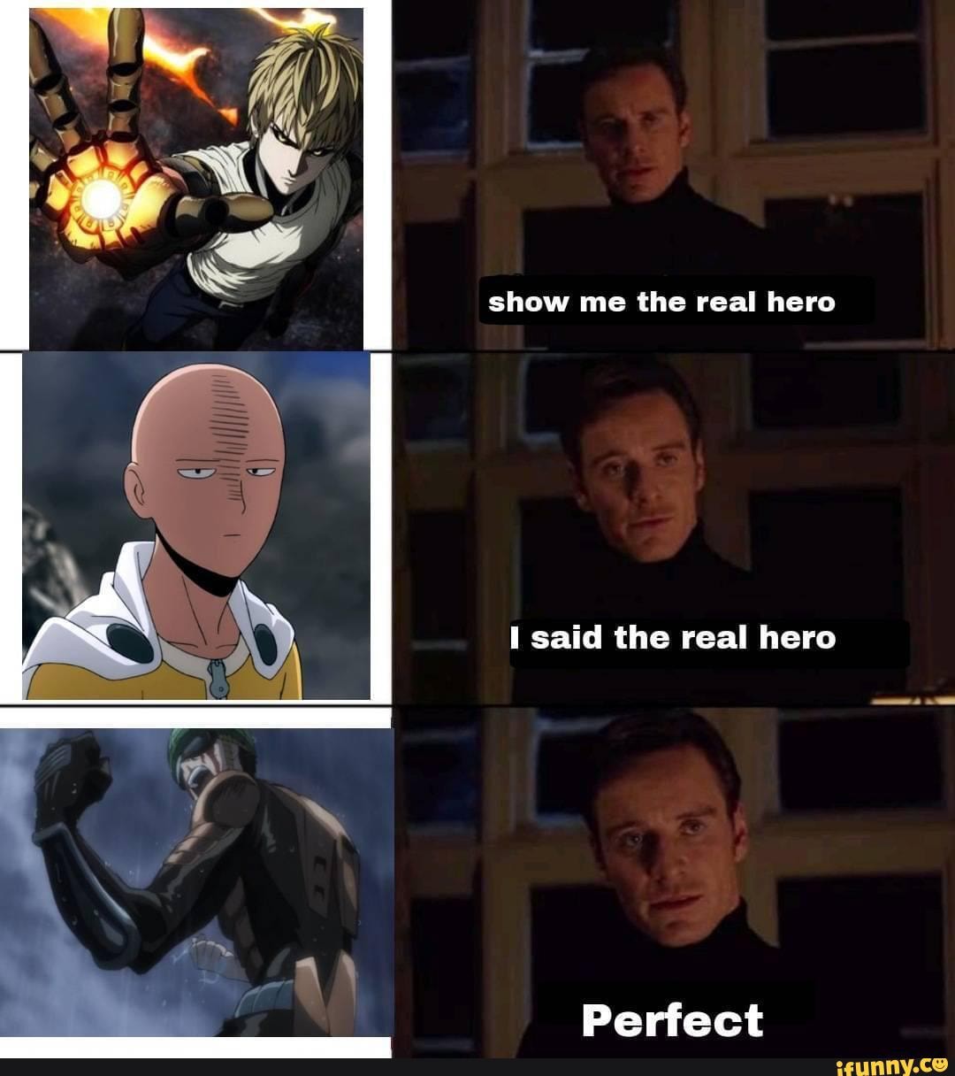 Show me the real hero said the real hero Perfect - iFunny