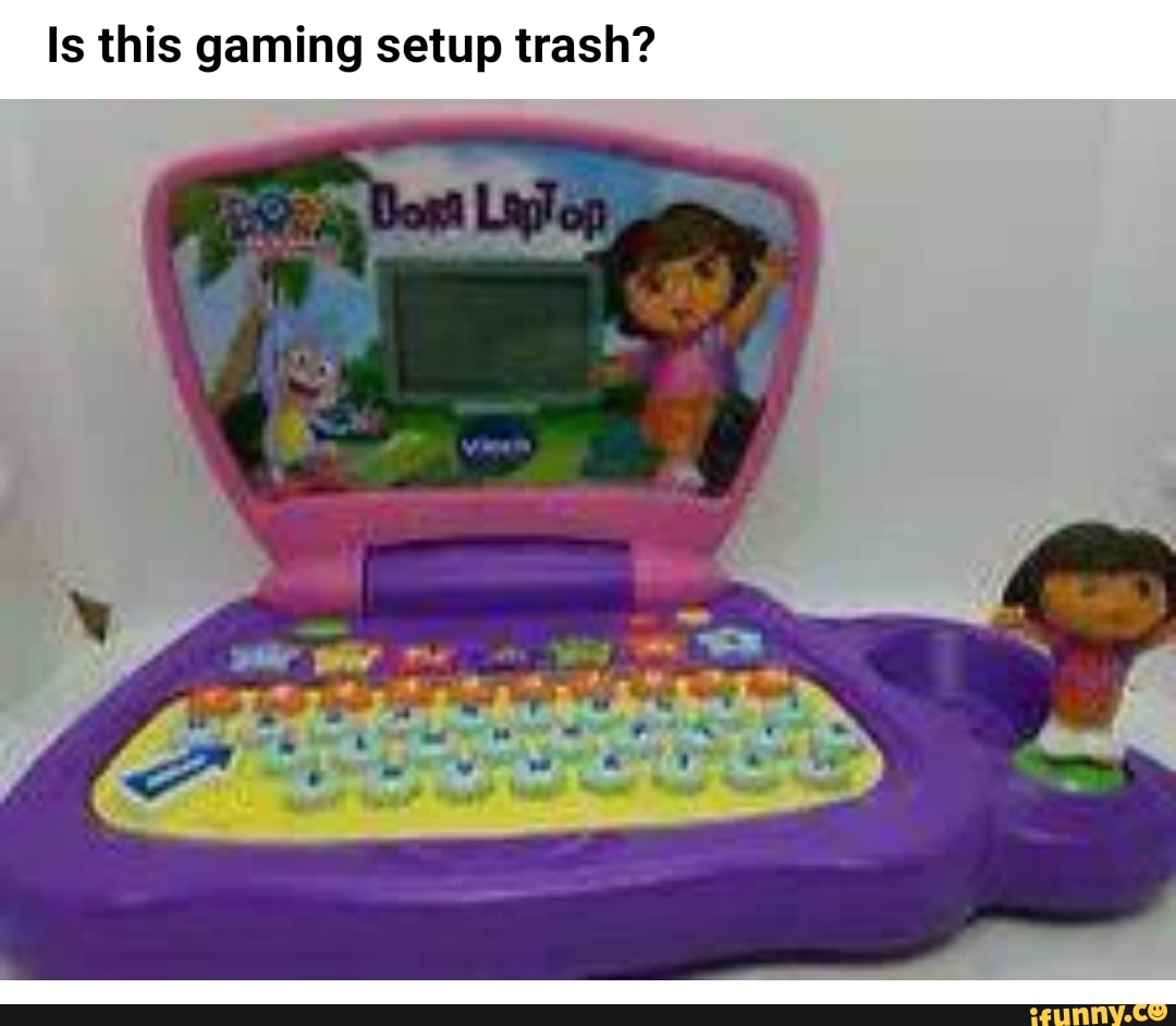 Is this gaming setup trash? - iFunny