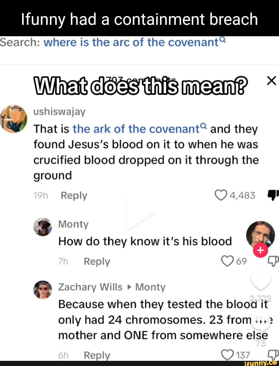 Lfunny had containment breach Search: where is the arc of the covenant ...