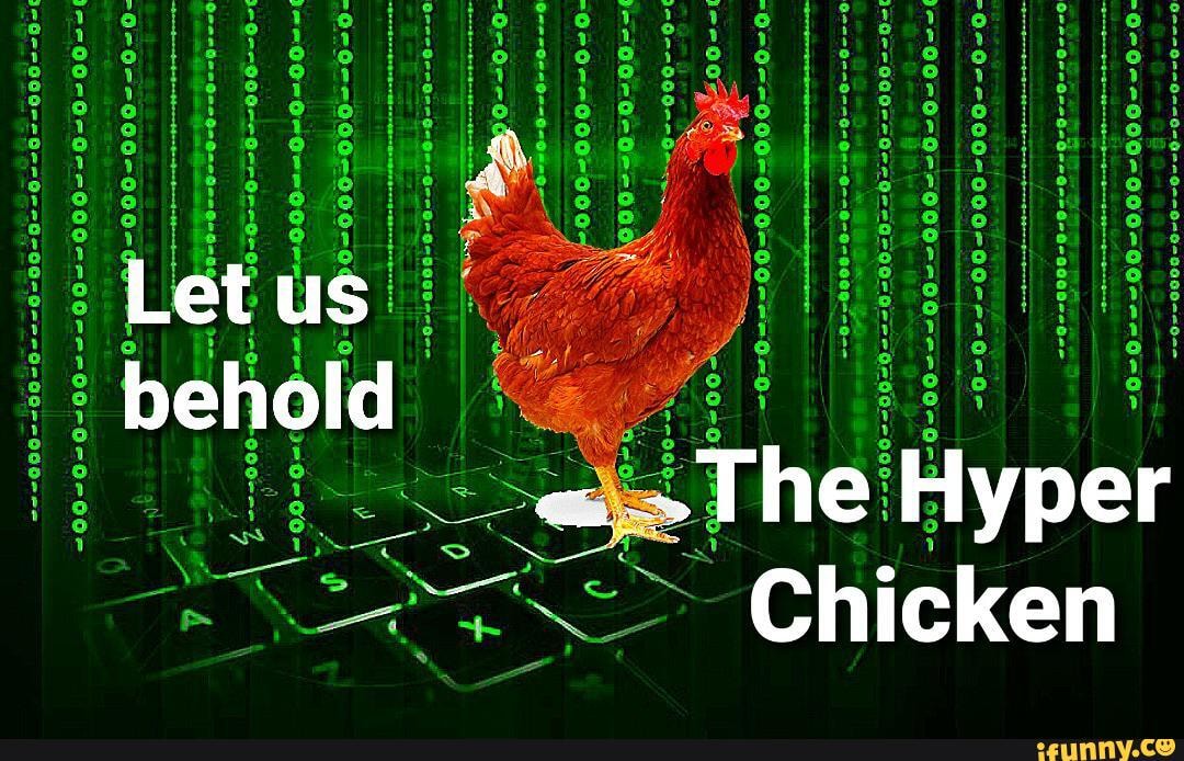 Let us behold "The Hyper Chicken - iFunny