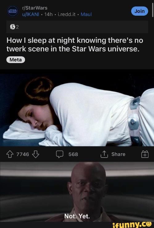 How Sleep At Night Knowing Theres No Twerk Scene In The Star Wars 5042