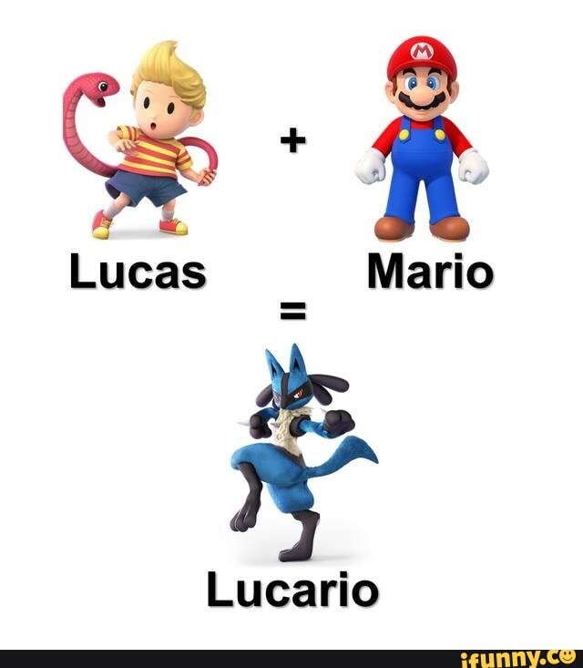 Lucas Mario Lucario - iFunny
