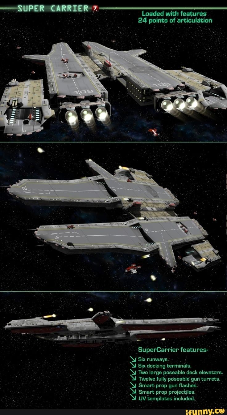 SUPER CARRIER Loaded with features 24 points of articulation ...