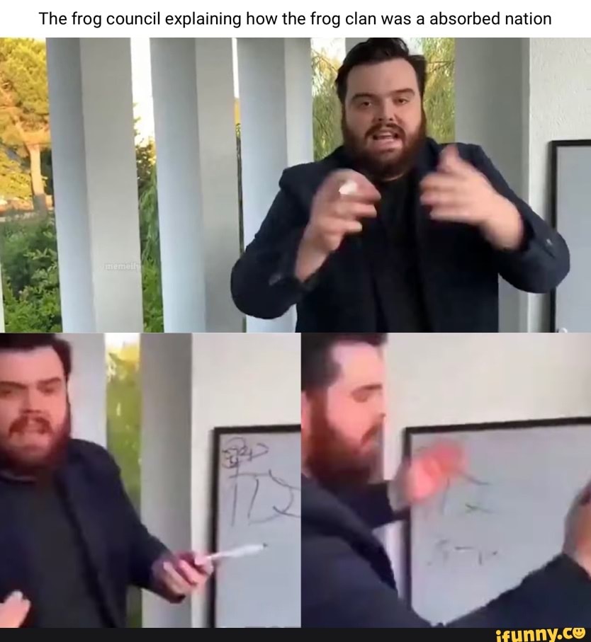 The frog council explaining how the frog clan was a absorbed nation ...