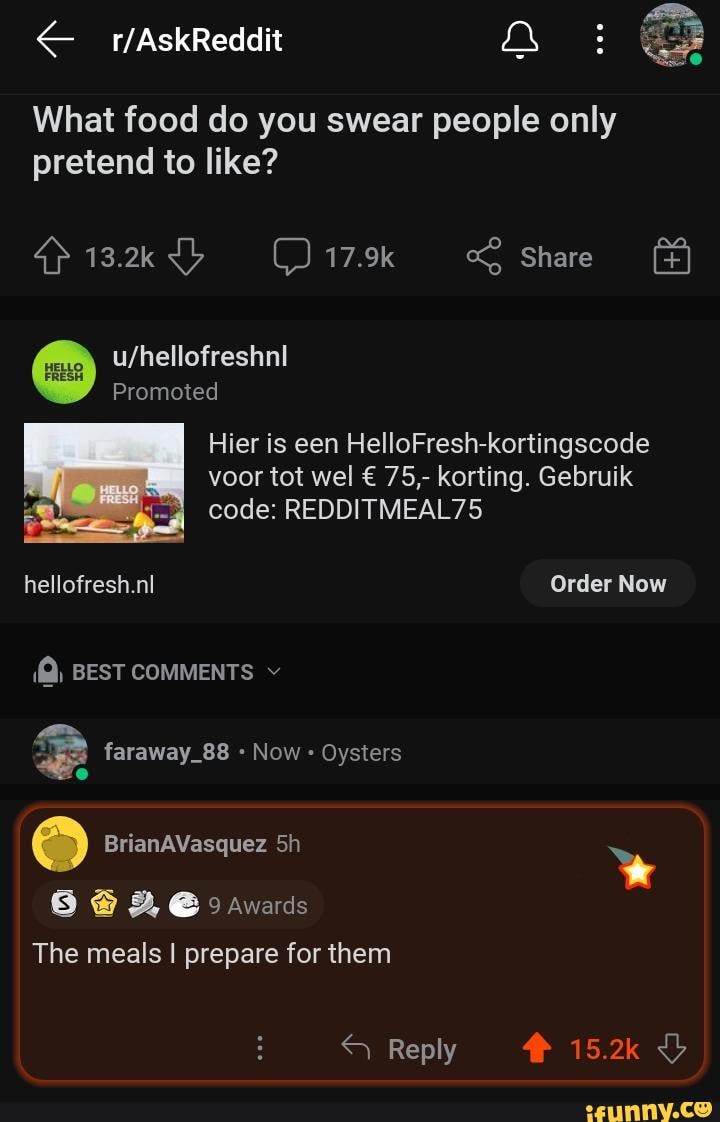 Hellofresh memes. Best Collection of funny Hellofresh pictures on iFunny