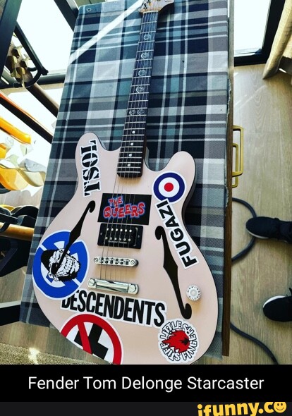 Fender Tom Delonge Starcaster - iFunny
