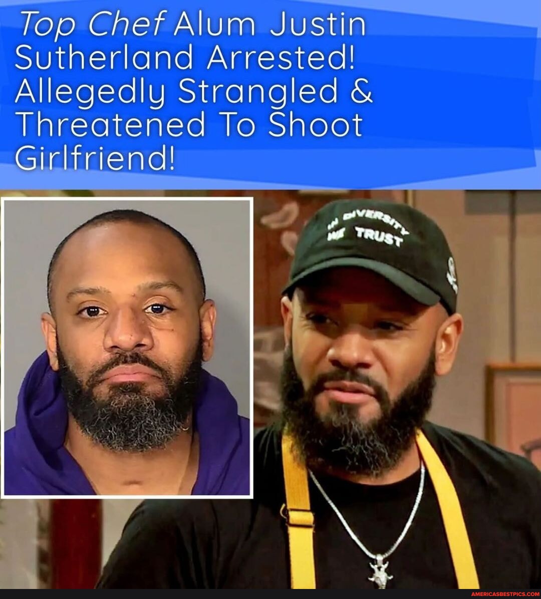 Top Chef Alum Justin Sutherland Arrested! Allegedly Strangled ...
