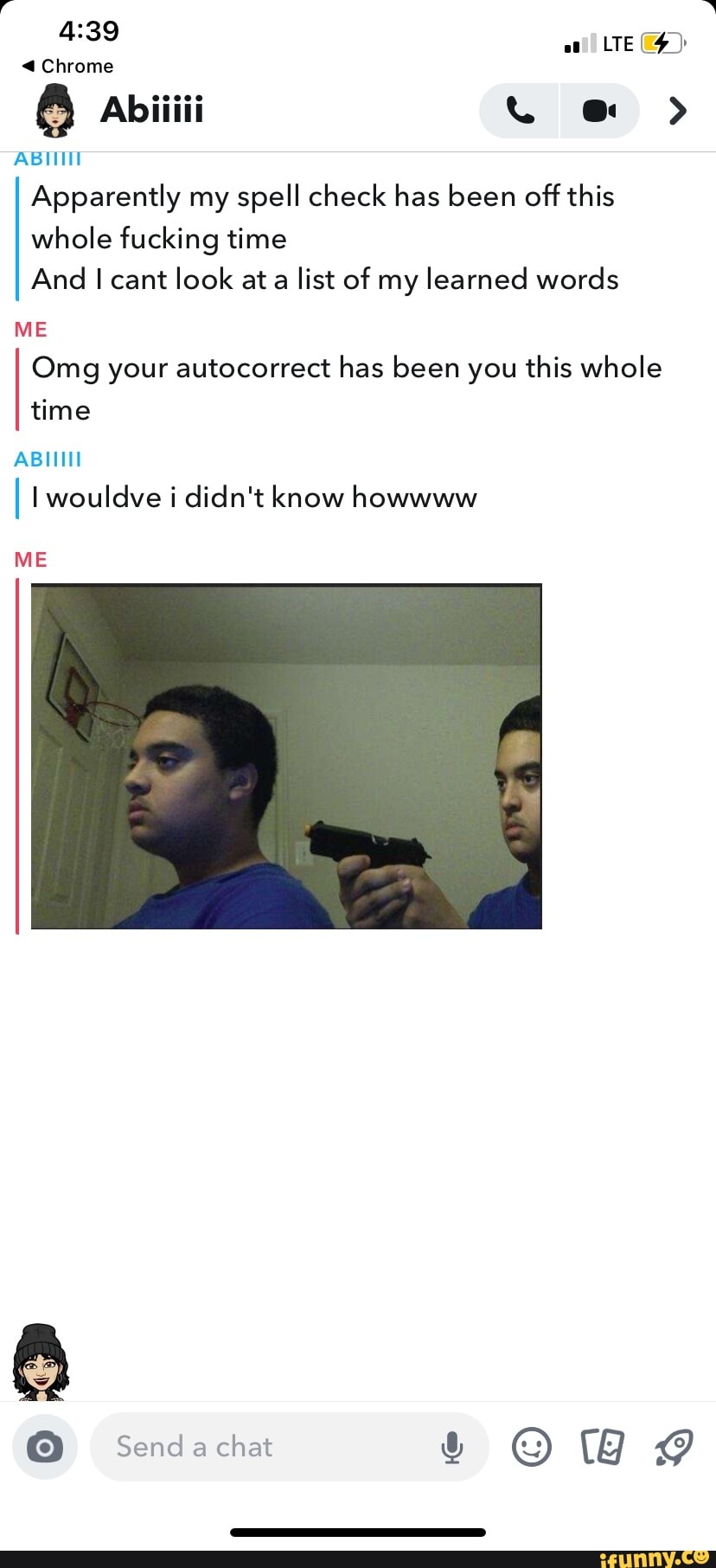 Chrome Abiiiii ABITTIT Apparently My Spell Check Has Been Off This Whole Fucking Time And I Cant 