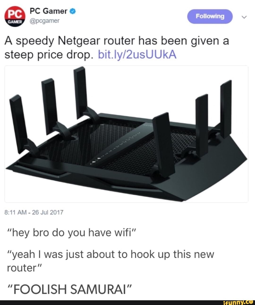 PC Gamer A speedy Netgear router has been given a steep price drop. bi ...