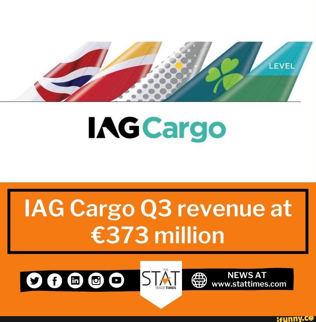 LEVEL ING Cargo IAG Cargo revenue at million NEWS AT - iFunny