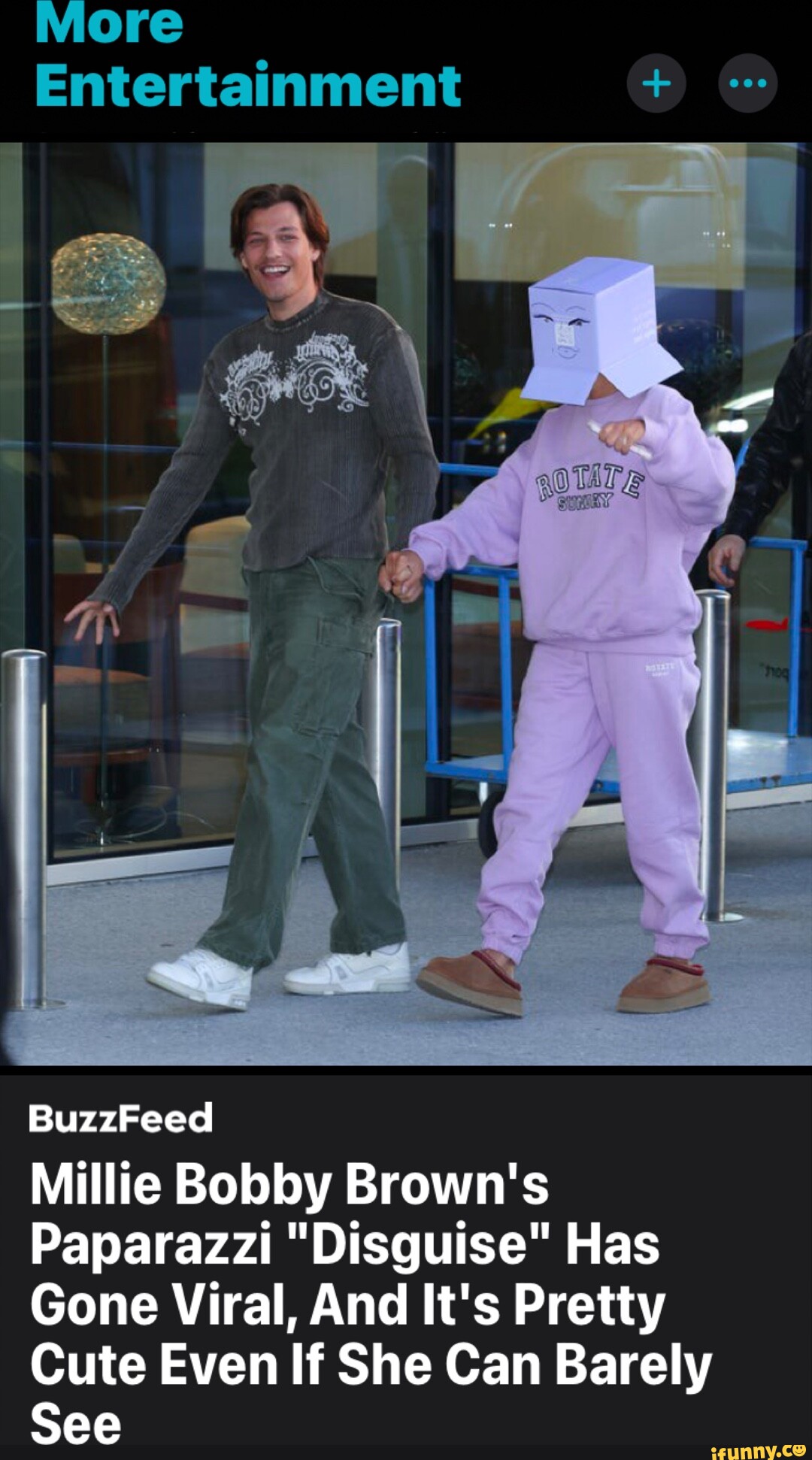 More Entertainment BuzzFeed Millie Bobby Brown's Paparazzi "Disguise ...