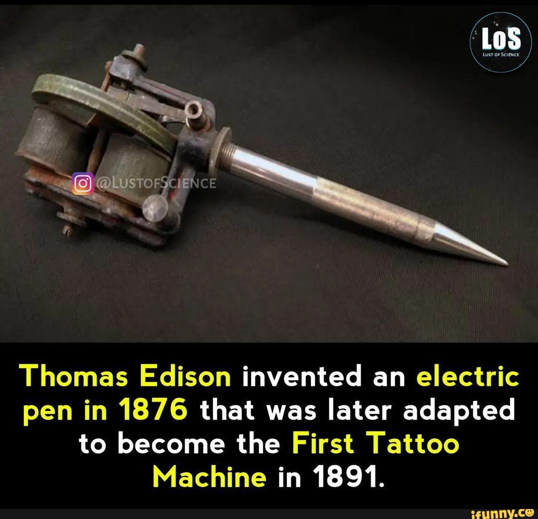 Los STOFSCIENCE Thomas Edison invented an electric pen in 1876 that was ...