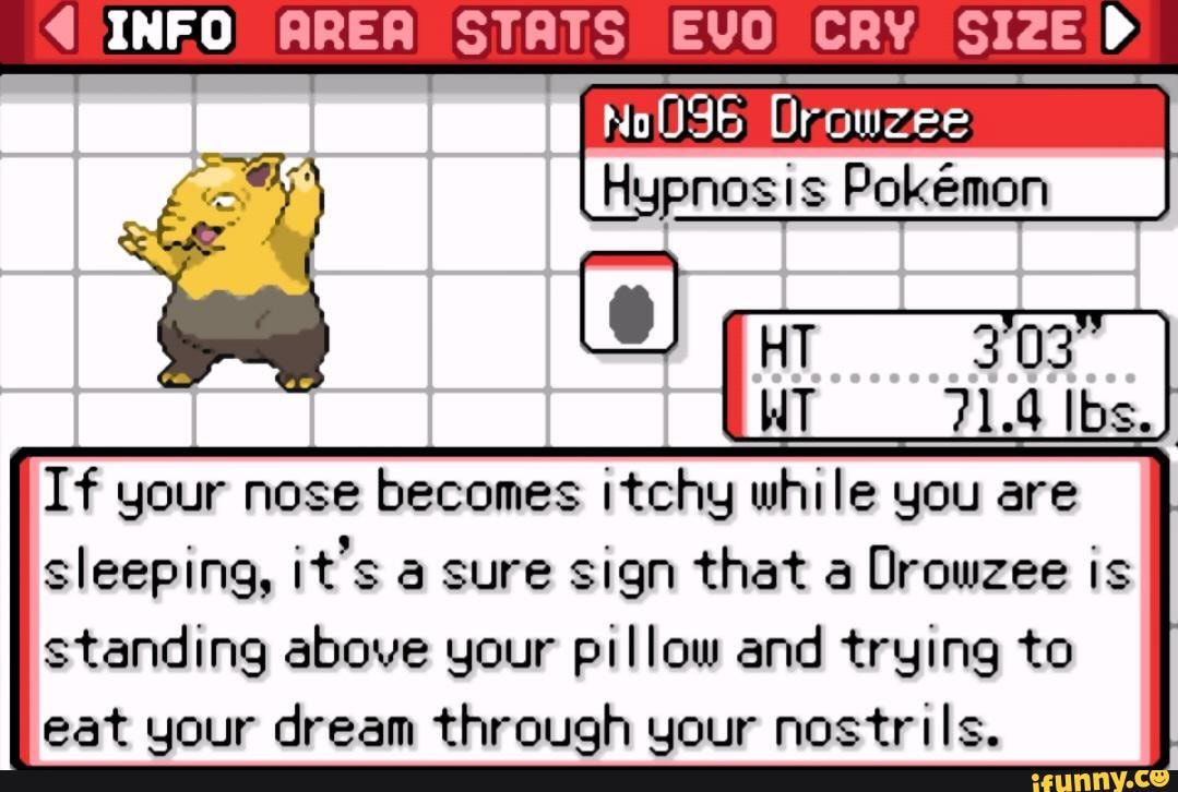 Drowzee memes. Best Collection of funny Drowzee pictures on iFunny