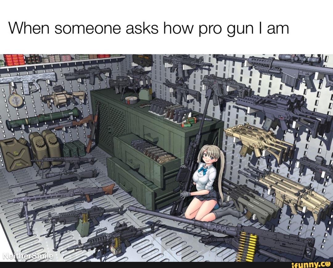WA When someone asks how pro gun I am - iFunny