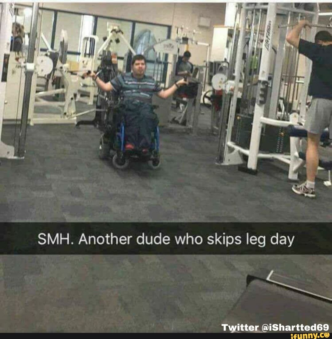 Guy Skips Leg Day