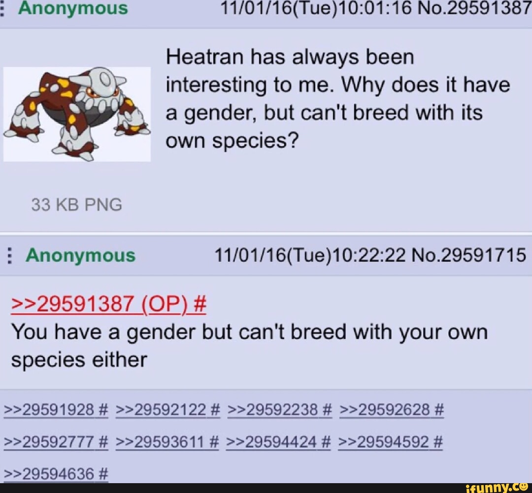 Anonymous No.29591387 Heatran has always been interesting to me. Why ...