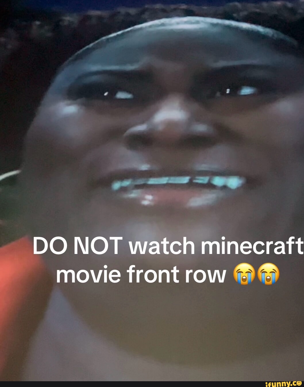 DO NOT watch minecraft movie front row - iFunny