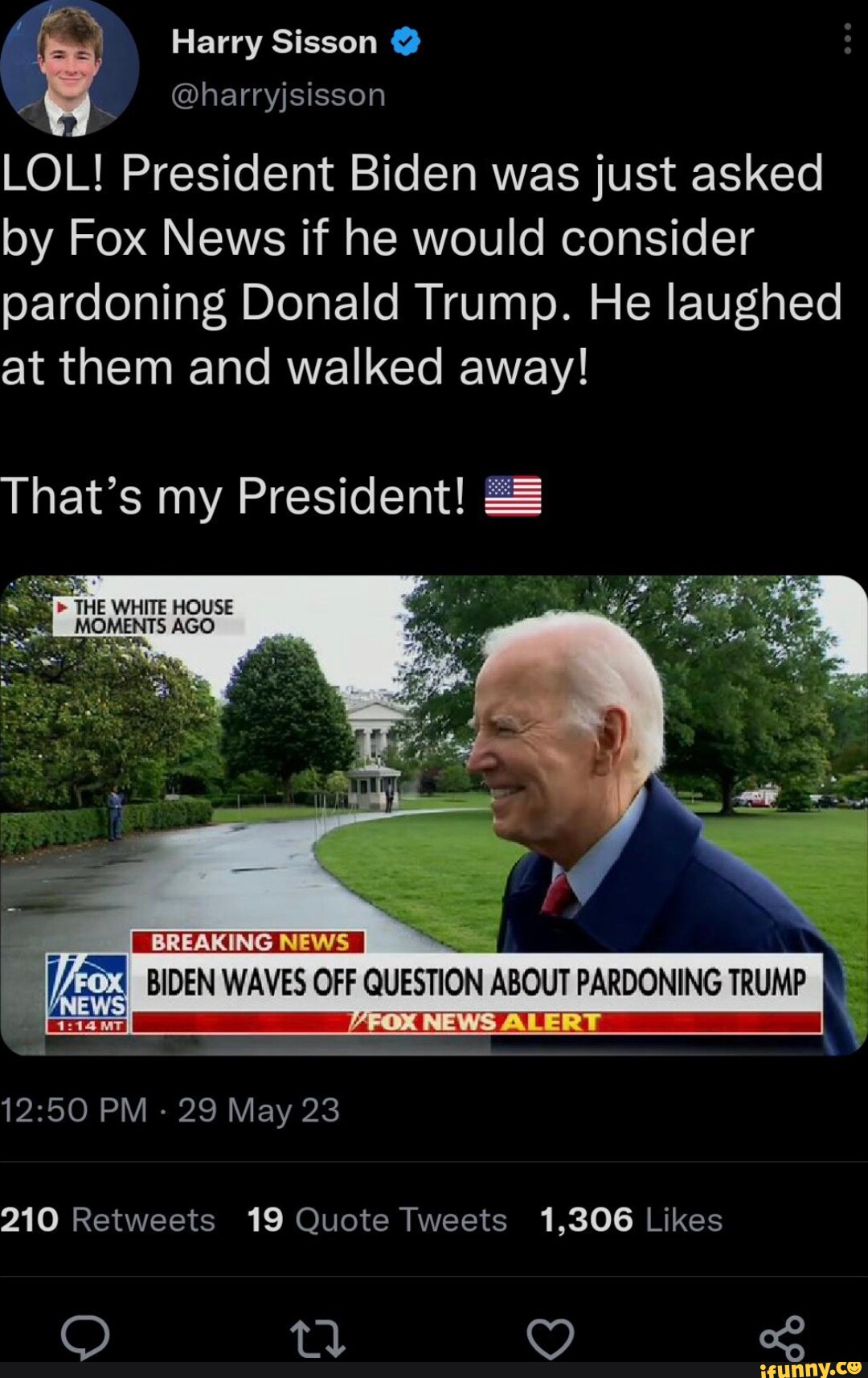 Pardoning memes. Best Collection of funny Pardoning pictures on iFunny