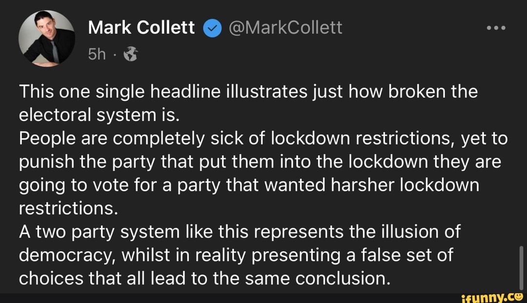 Mark Collett This one single headline illustrates just how broken the ...