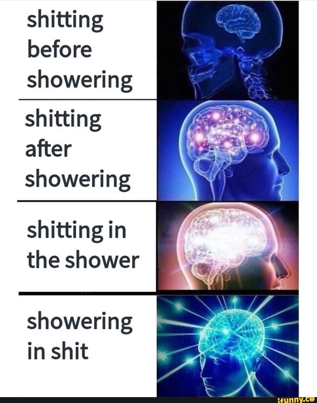 Shitting before showering shitting after showering shittingin the ...