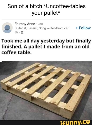 Son of a bitch *Uncoffee-tables your pallet* Frumpy Anne 2 Guitarist ...