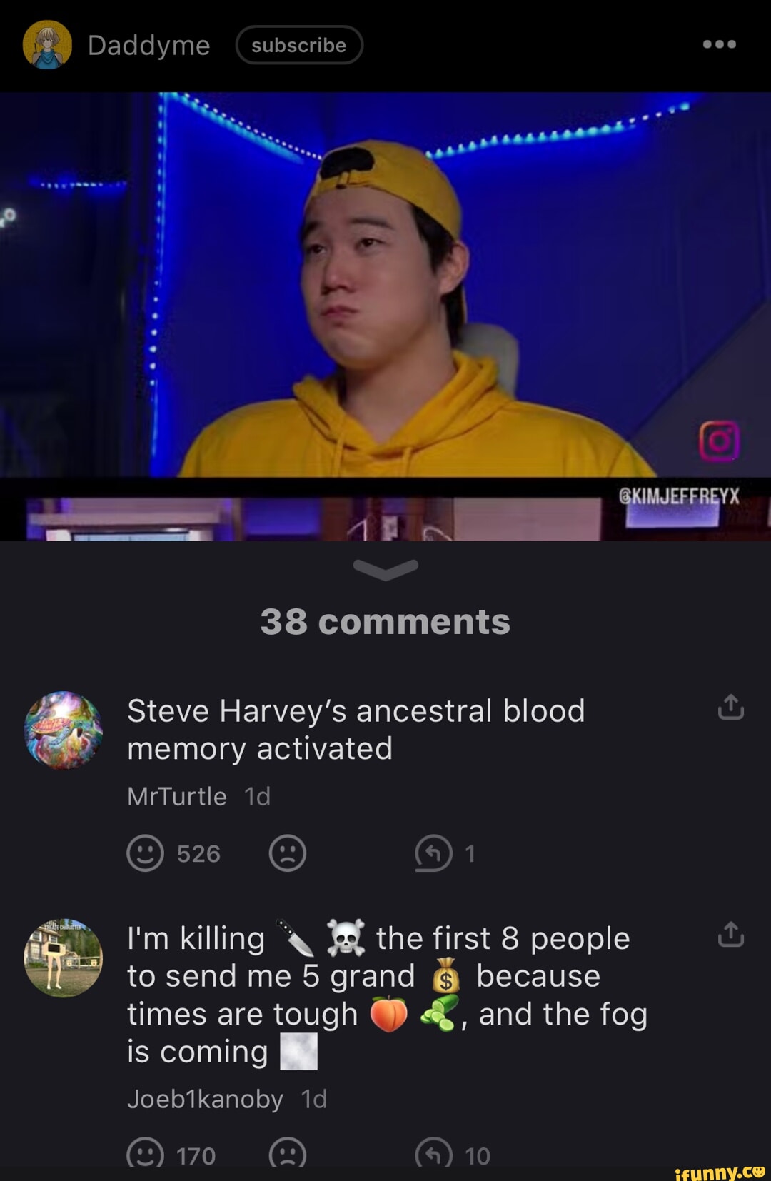 Daddyme subscribe 38 comments eC Steve Harvey's ancestral blood memory ...