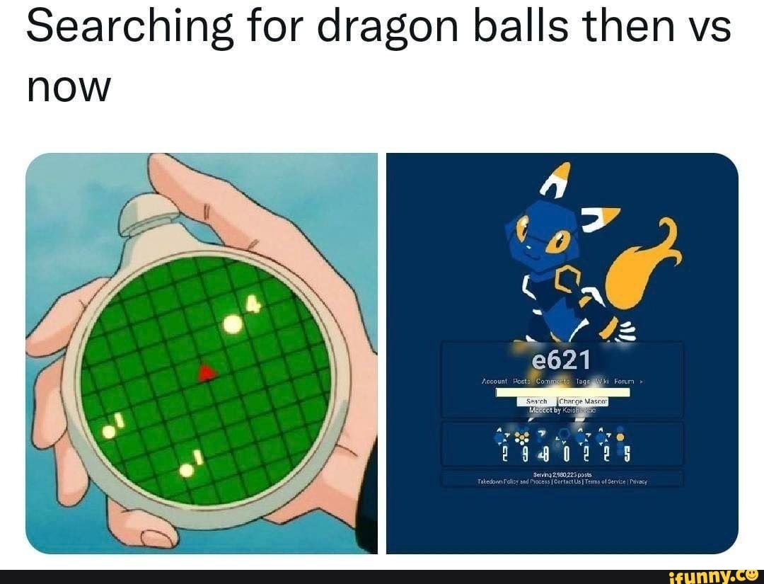 Searching for dragon balls then vs now e621 - iFunny