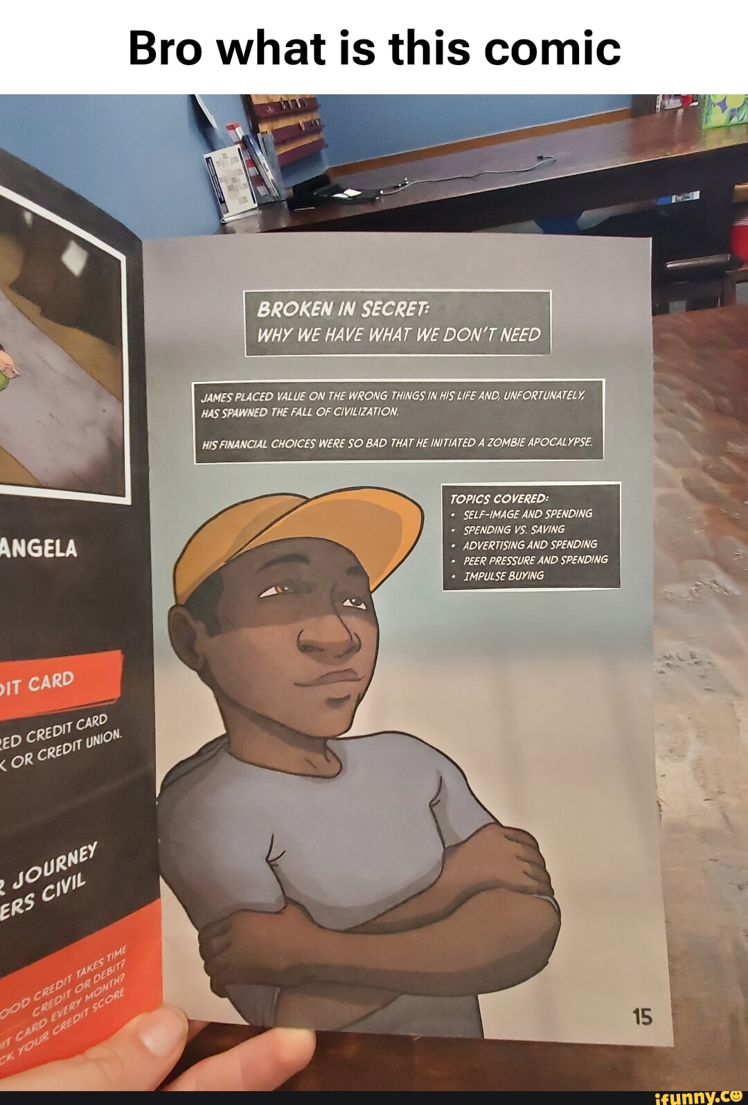 Bro what is this comic I BROKEN SECRET I WHY WE HAVE WHAT WE DON'T NEED ...