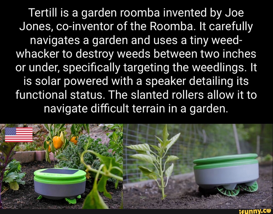 Tertill is a garden roomba invented by Joe Jones, co-inventor of the ...