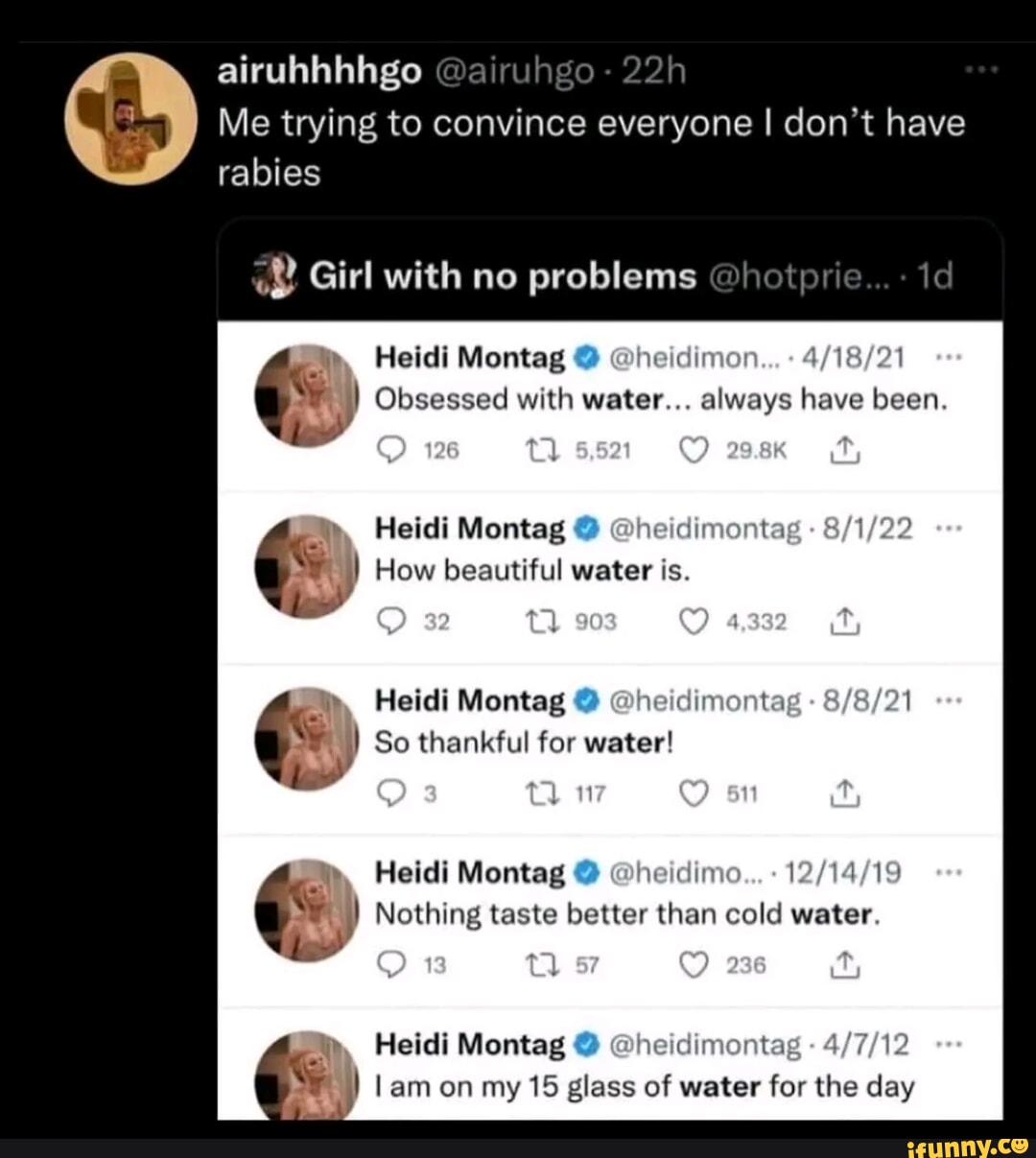 Airuhhhhgo @airuhgo Me trying to convince everyone I don't have rabies ...