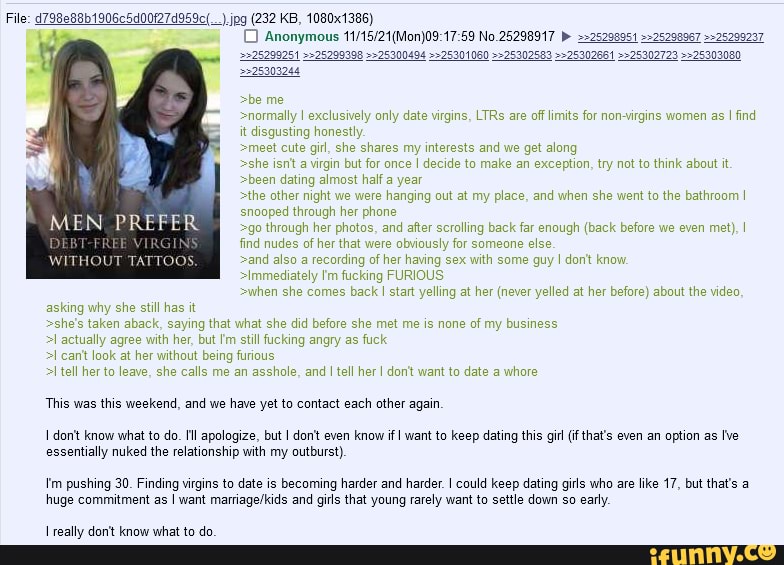 File: (232 KB, 1080x1386) MEN PREFER WITHOUT TATTOOS. asking why she ...