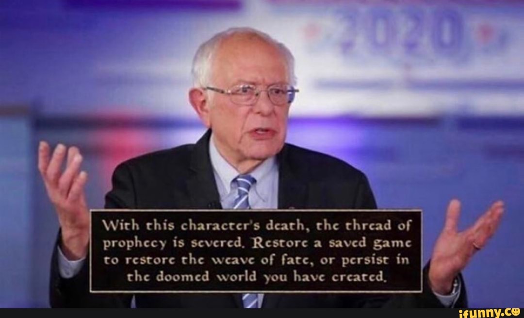 With this character's death, the thread of prophecy is severed. Restore ...