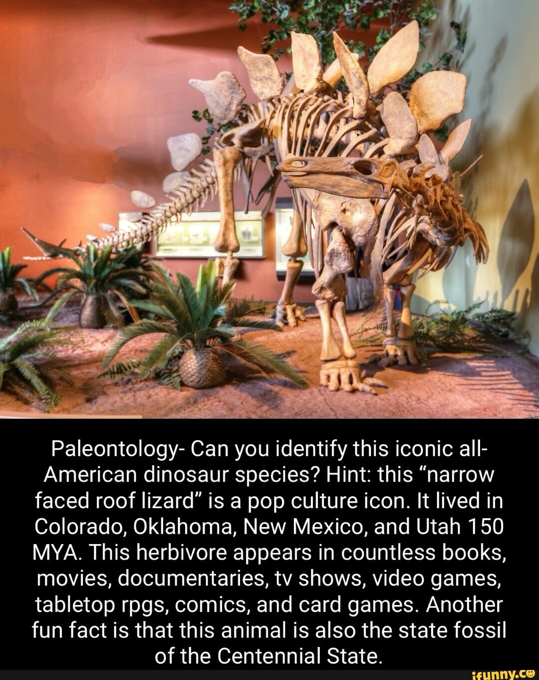 Paleontology- Can you identify this iconic all- American dinosaur ...