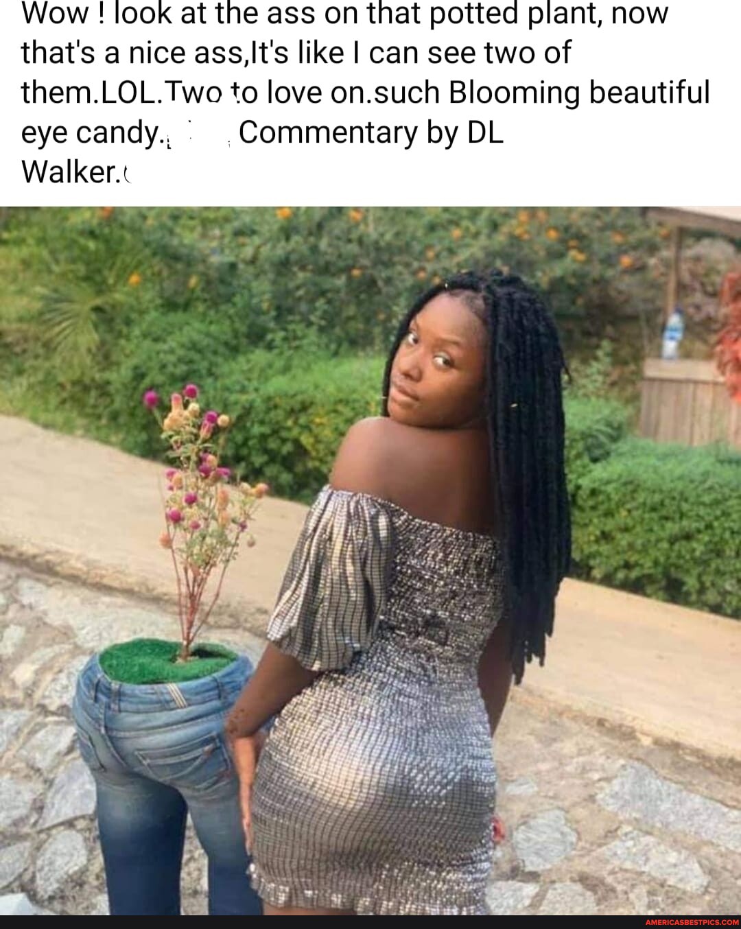 Wow Look At The Ass On That Potted Plant Now Thats A Nice Ass Its Like I Can See Two Of