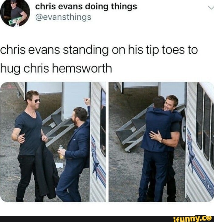 Chris evans doing things MCES alias chris evans standing on his tip ...
