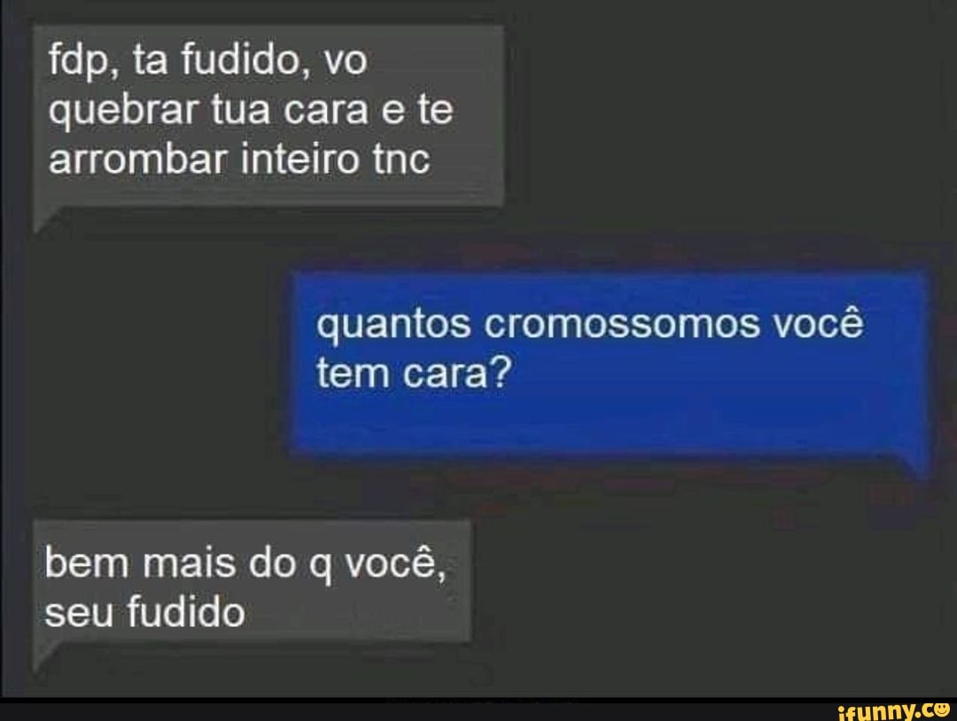 quebrar-tua-cara-e-te-arrombar-inteiro-tnc-quantos-cromossomos-voc-tem