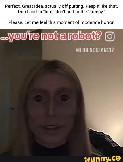 Perfect. Great idea, actually off putting. Keep it like that. Don't add ...