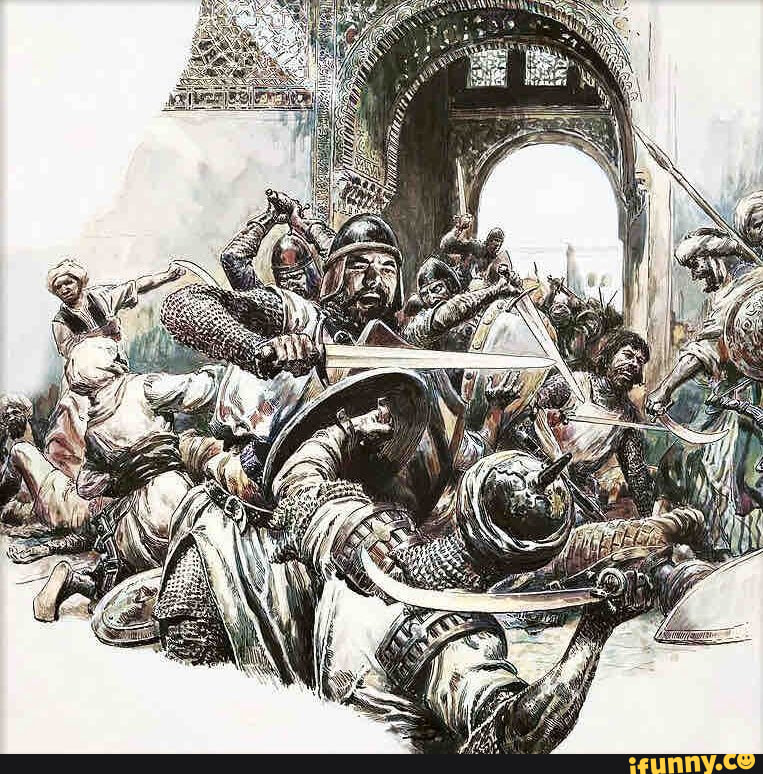 The medieval Moorish stronghold of Majorca under attack - iFunny