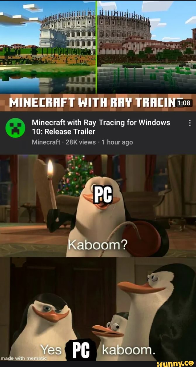 MINECRAFT WITH RAY TRACIN Minecraft with Ray Tracing for Windows 10 ...