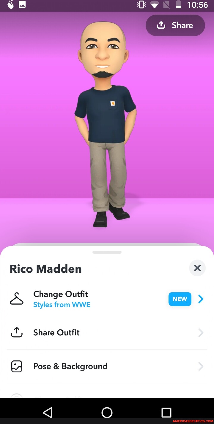 Rico Madden Change Outfit Styles from WWE new Share Outfit Pose ...