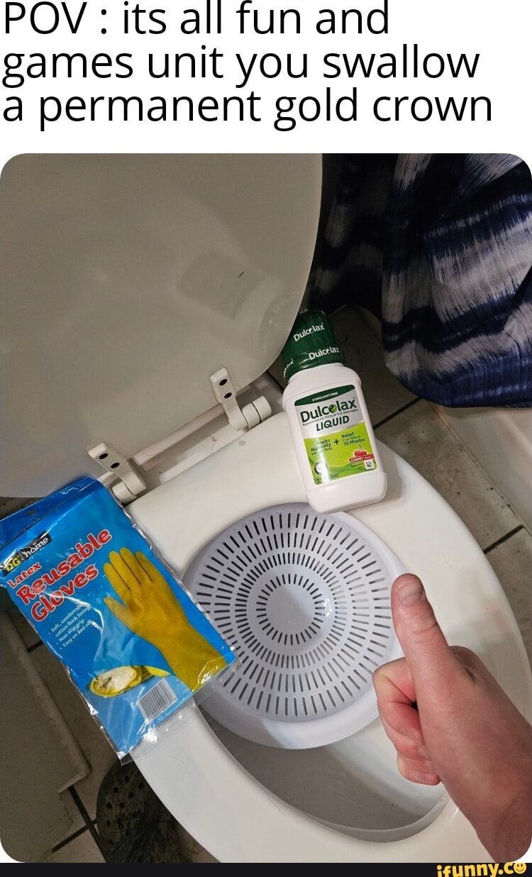 POY its all run ana games unit you swallow permanent gold crown ww CS ...