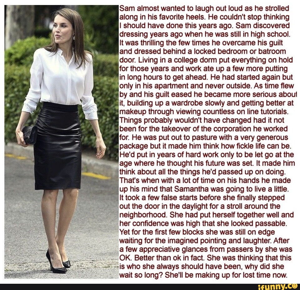 Sam almost wanted to laugh out loud as he strolled along in his ...